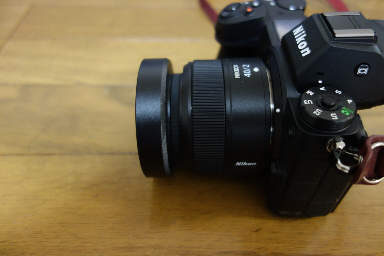 レンズフード ニコンZ40F2の場合 - yutaka blog